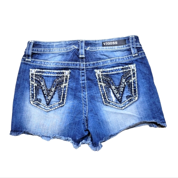 Vigoss | Shorts | Vigoss Denim Destressed Freyed Medium Wash Heritage ...